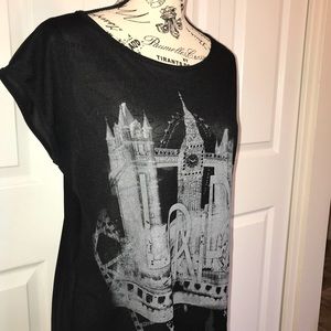 Ginger G | Tops | Ginger G Black Sheer London Short | Poshmark